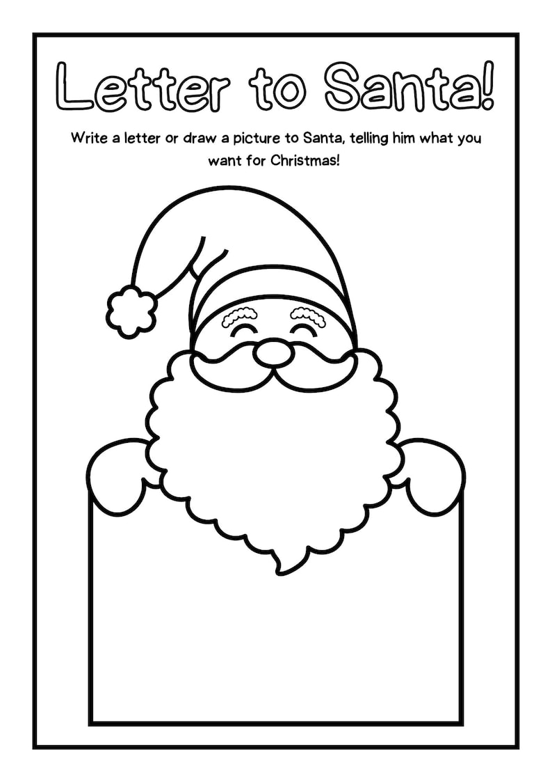 Printable Christmas Activities, Christmas Activity Bundle, Kid's ...