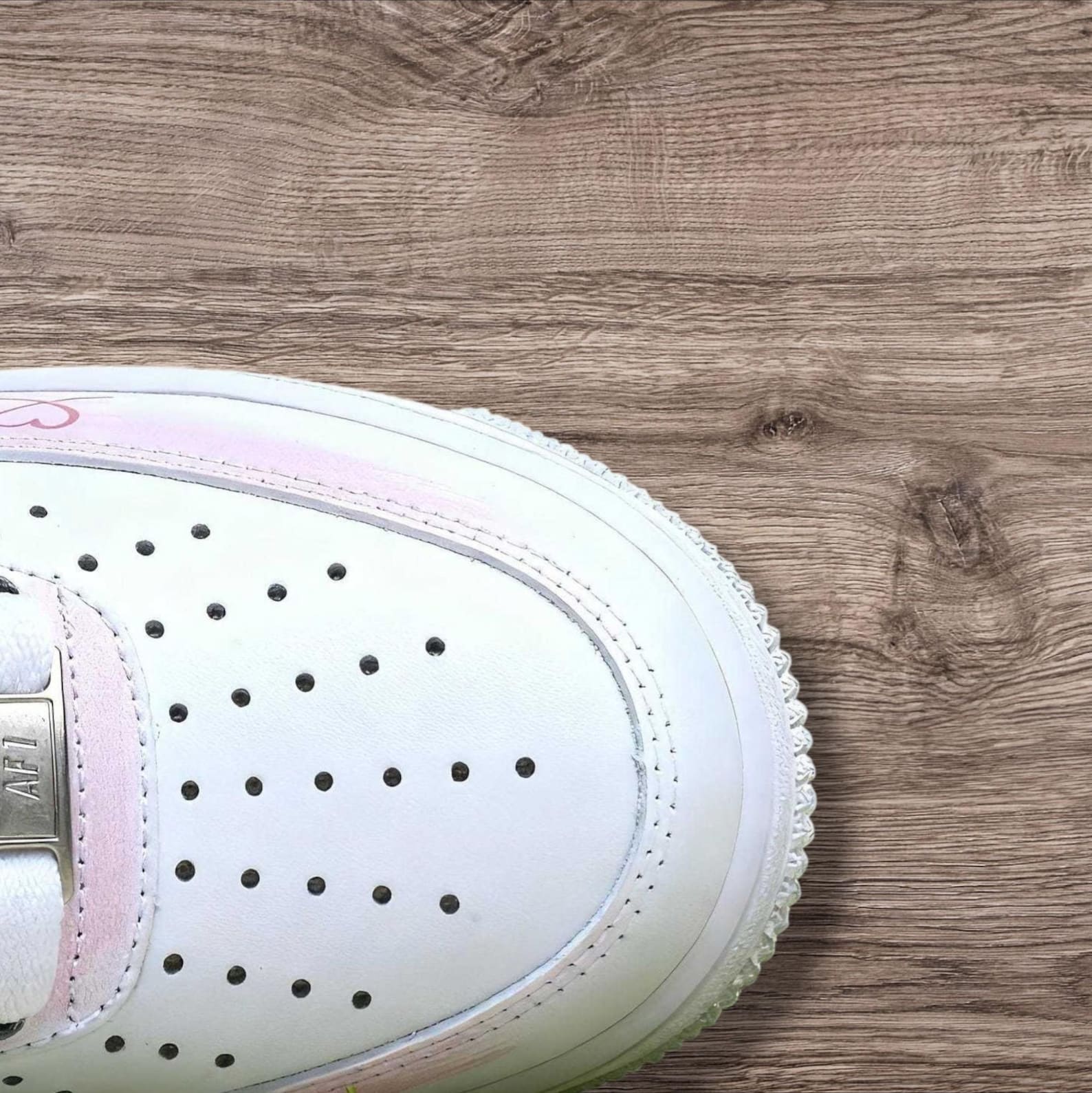 Custom Pink Bow Star Heart Air Force 1 | Hand Painted AF1 Sneakers ...