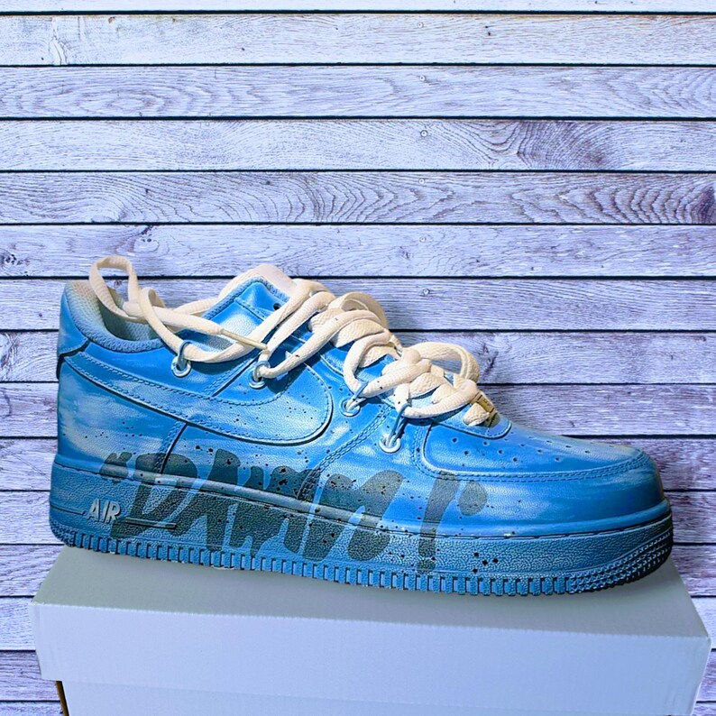 Custom AF1 Sneakers, DAMN! Custom Air Force 1 Shoes, Handmade, Spray ...