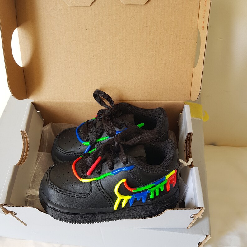 Drippy Air Force One 1 Unisex Men's/ Women's Shoes - Etsy