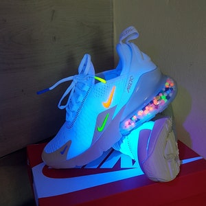 Swarovski Women's Air Max 270 All White Sneakers Blinged Out With ...