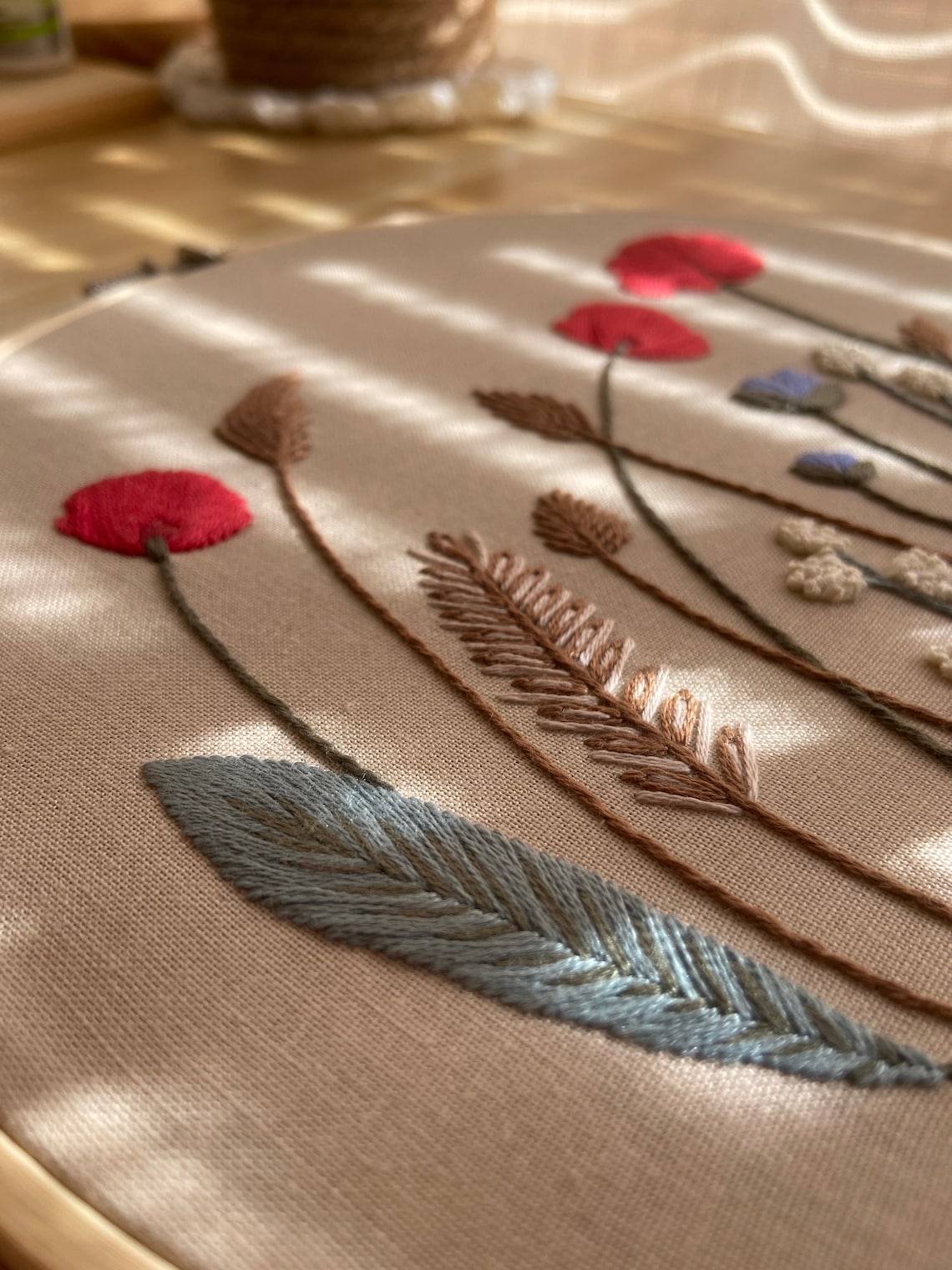 Poppy Flower Embroidery Pattern - Etsy