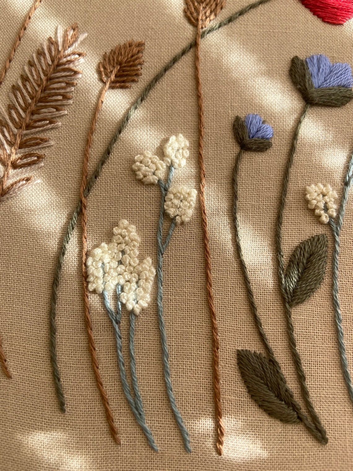 Poppy Flower Embroidery Pattern - Etsy