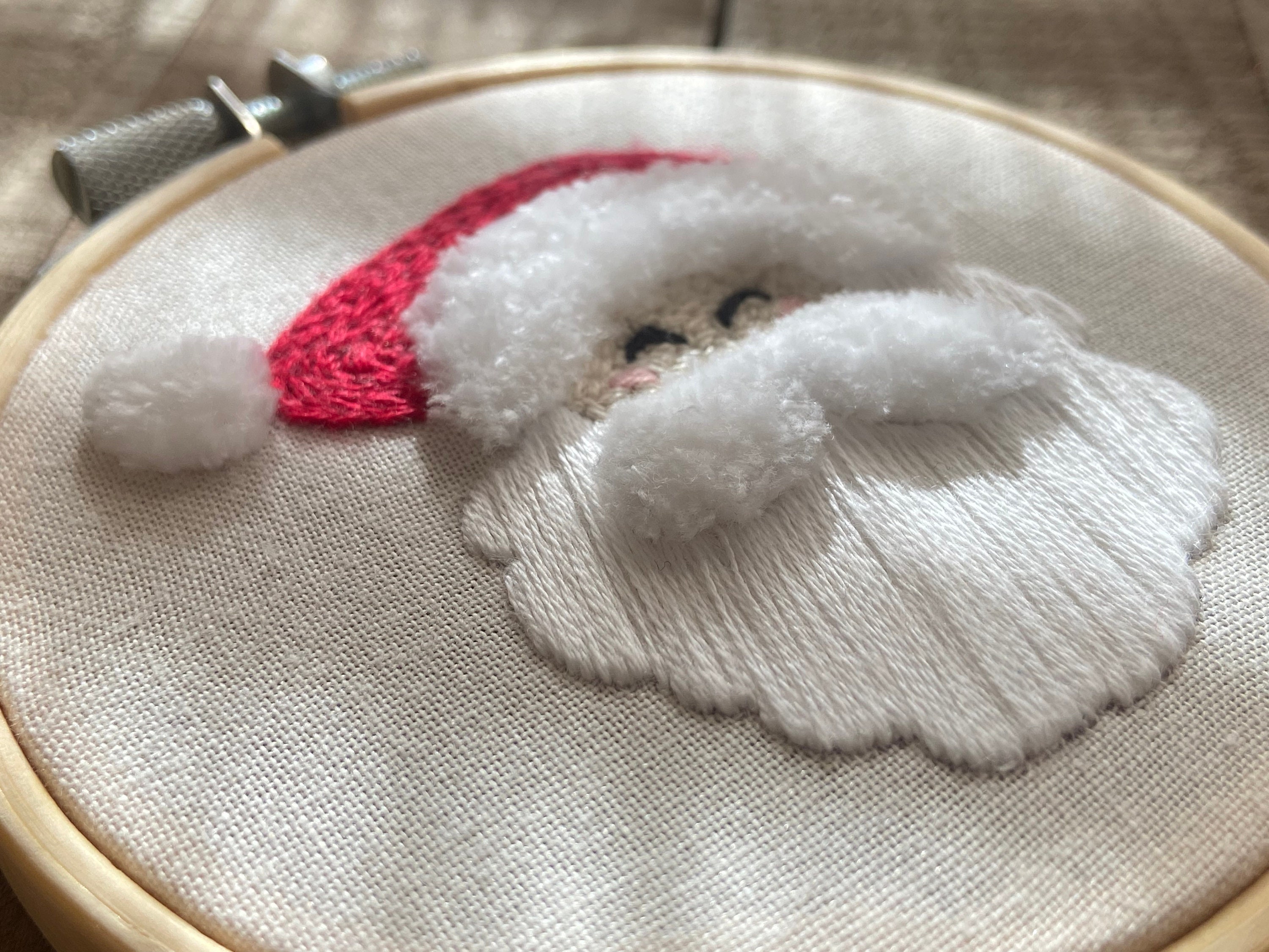 Santa Claus Embroidery Pattern |fun|holiday|pdf|christmas| - Etsy