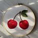 Cherry Embroidery Pattern - Etsy