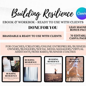 Building Resilience Workbook/ebook Coaching Tool Life Coach Workbook ...
