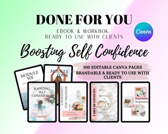 Confidence Template Canva - Etsy