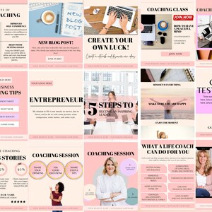 150 Coaching Template Social Media Post Template PLR Templatelead ...