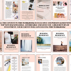 Building Resilience Workbook/ebook Coaching Tool Life Coach Workbook ...