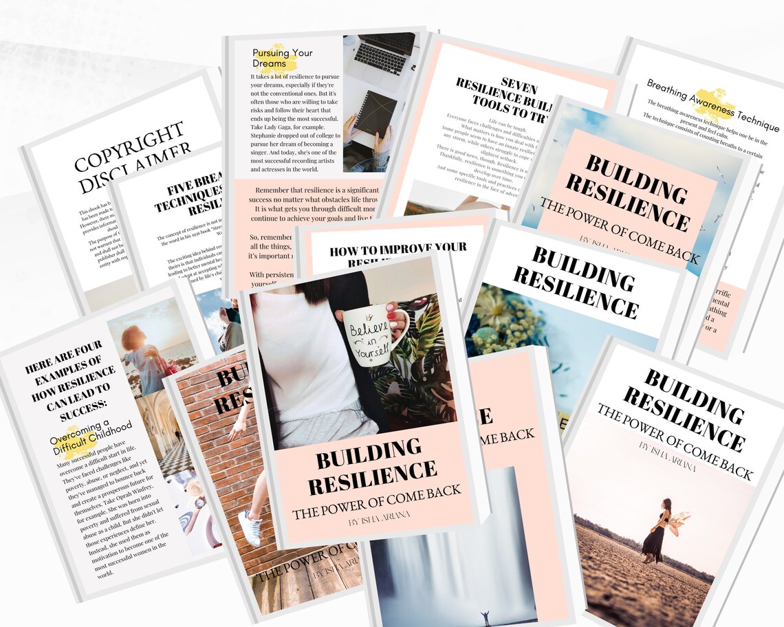 Building Resilience Workbook/ebook Coaching Tool Life Coach Workbook ...