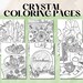 Crystal Coloring Pages for Adults Instant Digital Download 30 Printable ...