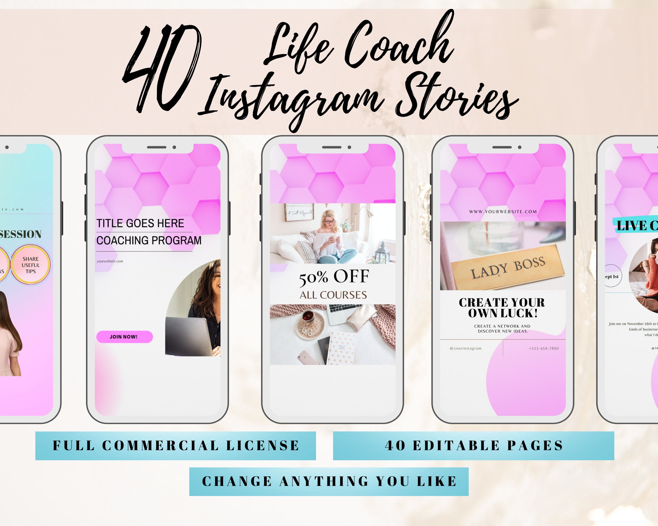 60 Life Coaching Workbook, Coaching Program Worksheet Course Creator ...