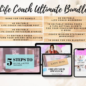 60 Life Coaching Workbook, Coaching Program Worksheet Course Creator ...