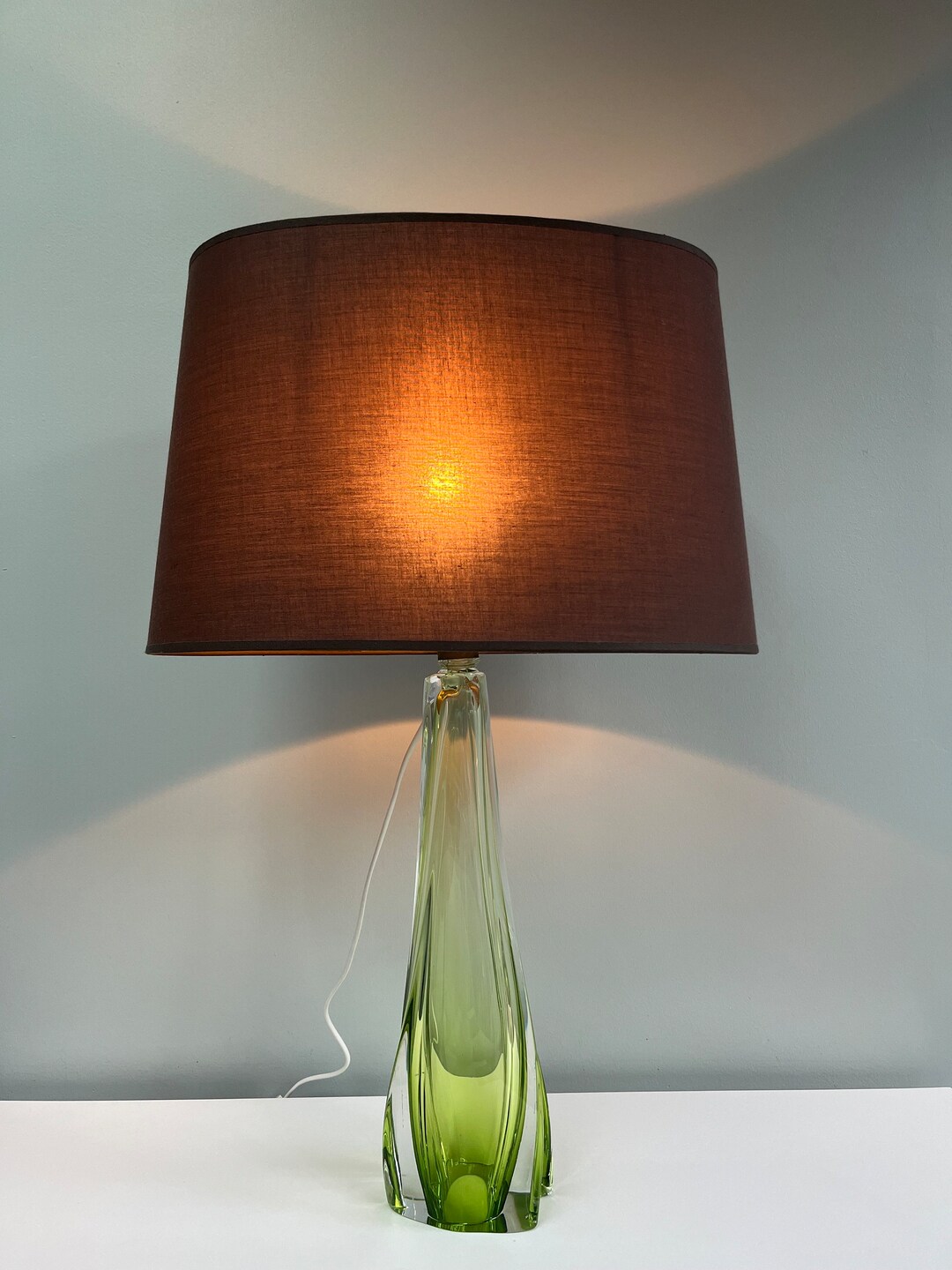 Val Saint Lambert Lamp - Etsy