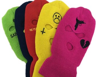 3 Hole Ski Mask | Etsy