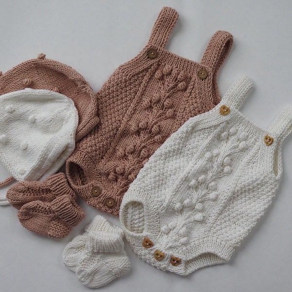 Knit Baby Romper - Etsy
