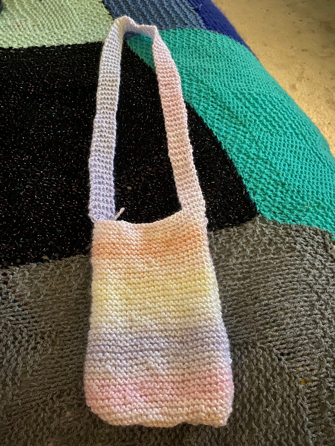 Knitted Sunset Bag - Etsy