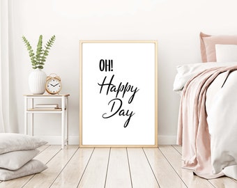 Oh Happy Day Poster - Etsy
