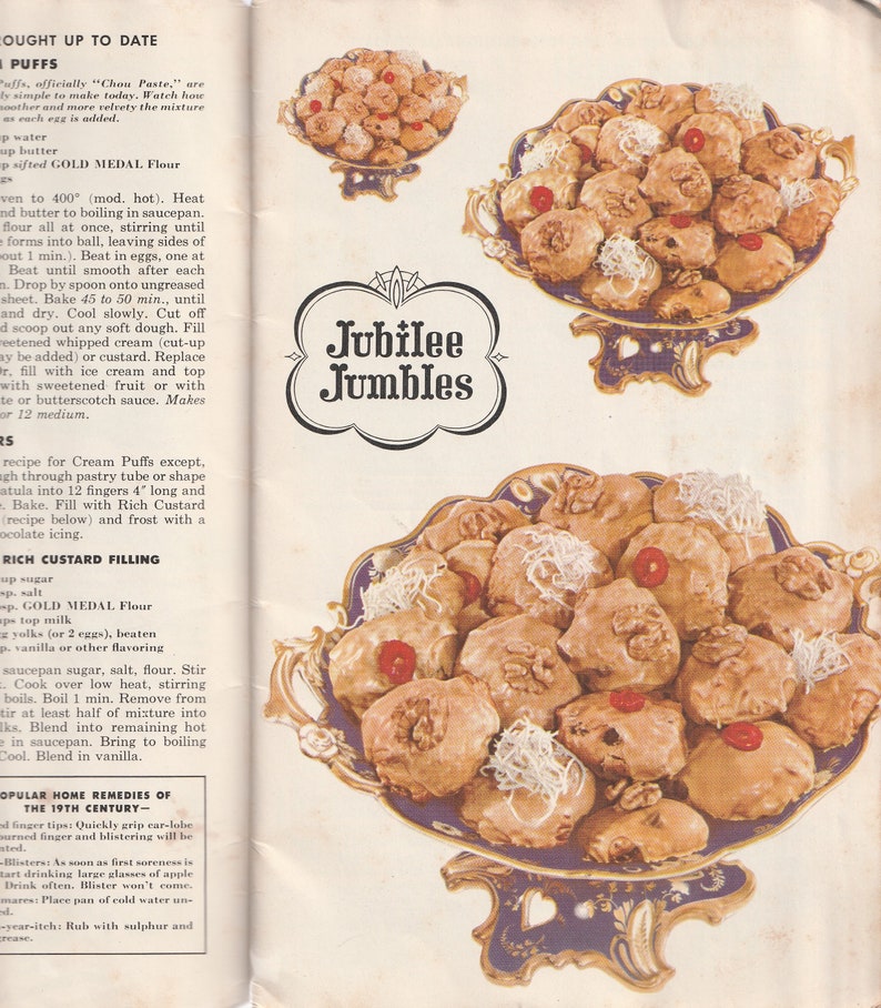 Gold Medal Jubilee Select Recipes 1880 - 1955 With Ads From Various ...
