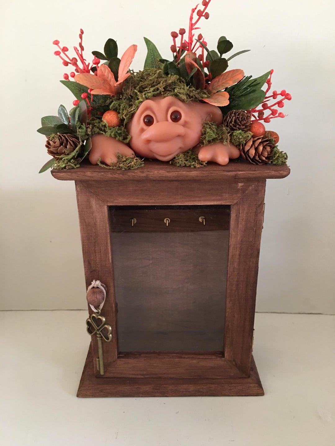 Wooden Troll Key Box - Etsy