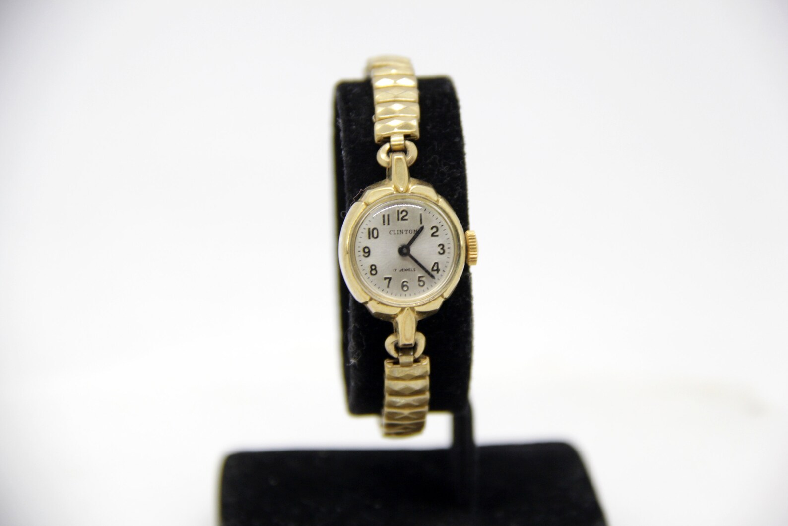 Vintage Rare Clinton Watch 17 Jewel Stainless Steelhong - Etsy