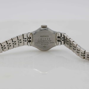 SEIKO St. Steel Base Metal 11-7619 , Movt Japan, Silver Tone Wrist ...