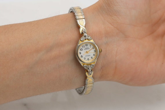 Vintage Ladies Sarah Coventry Diamond watch - bracele… - Gem