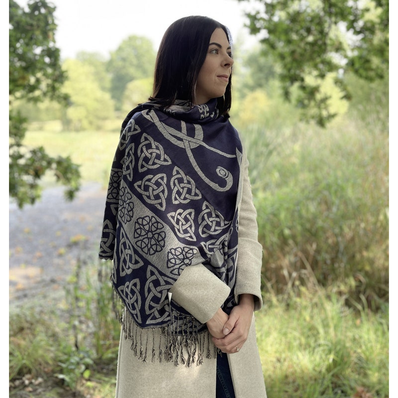 Woven Irish Shawl - Etsy UK