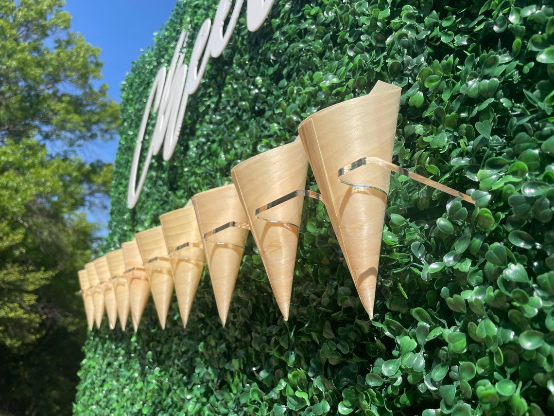 Acrylic Charcuterie Wall Cone Holder Grazing Cone Display - Etsy