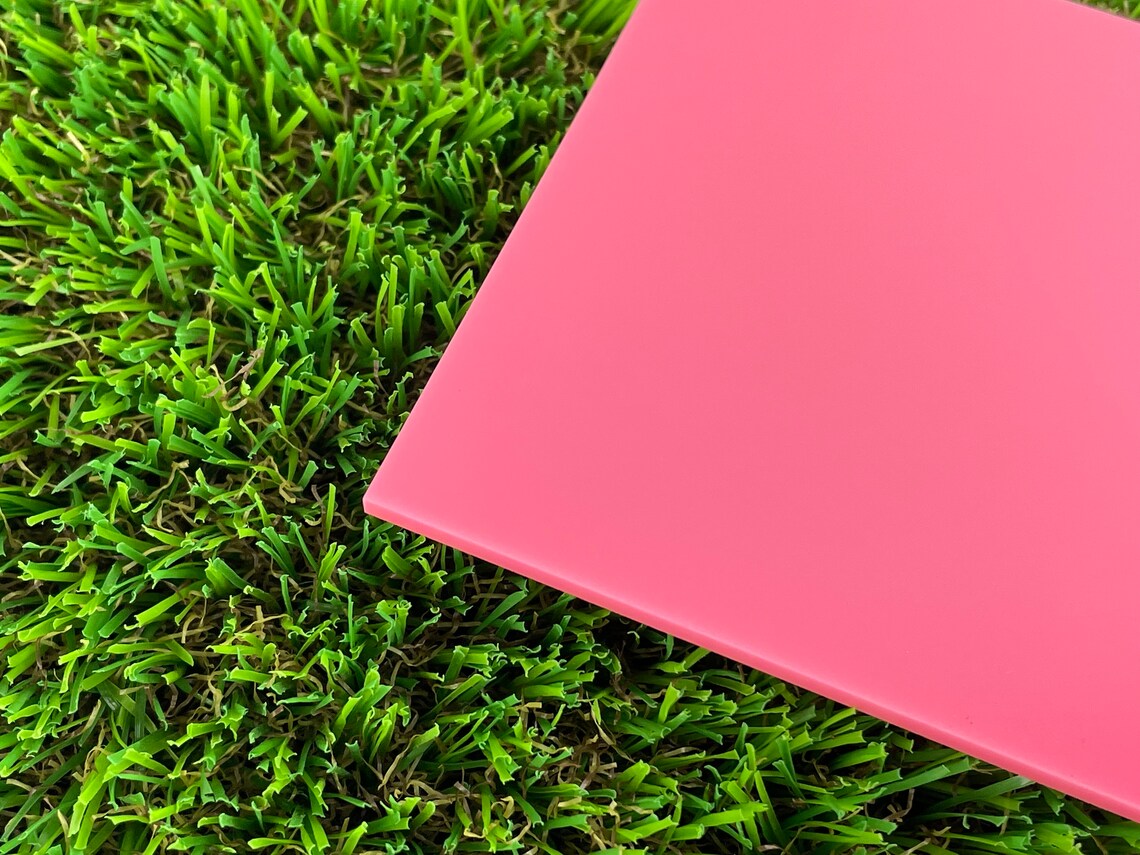 Pepto Pink Acrylic Sheets 11.75 X 19 Acrylic - Etsy