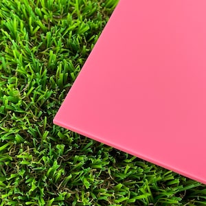 Pepto Pink Acrylic Sheets - 11.75" X 19", Acrylic Laser Sheets ...