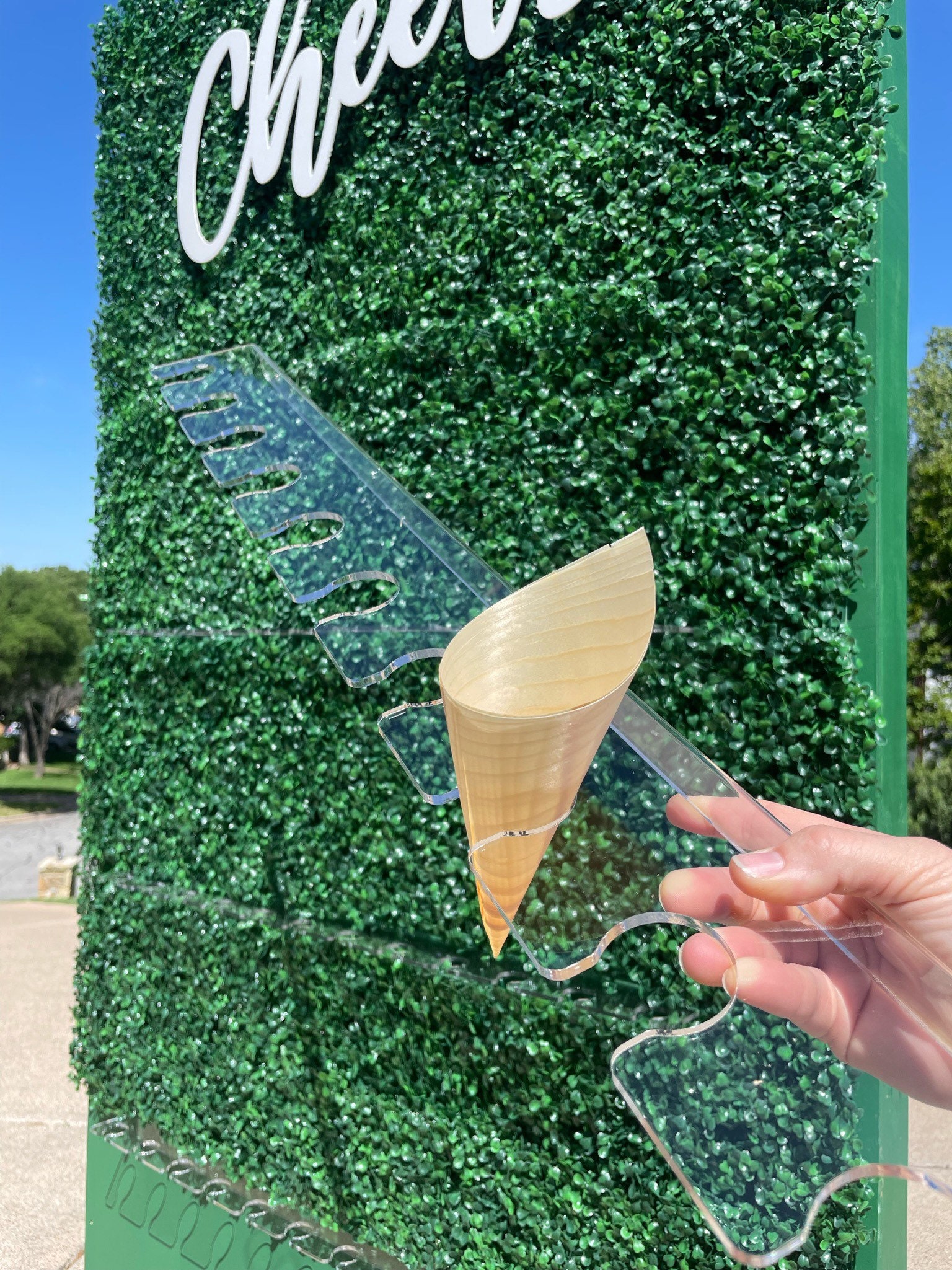 Acrylic Charcuterie Wall Cone Holder Grazing Cone Display - Etsy