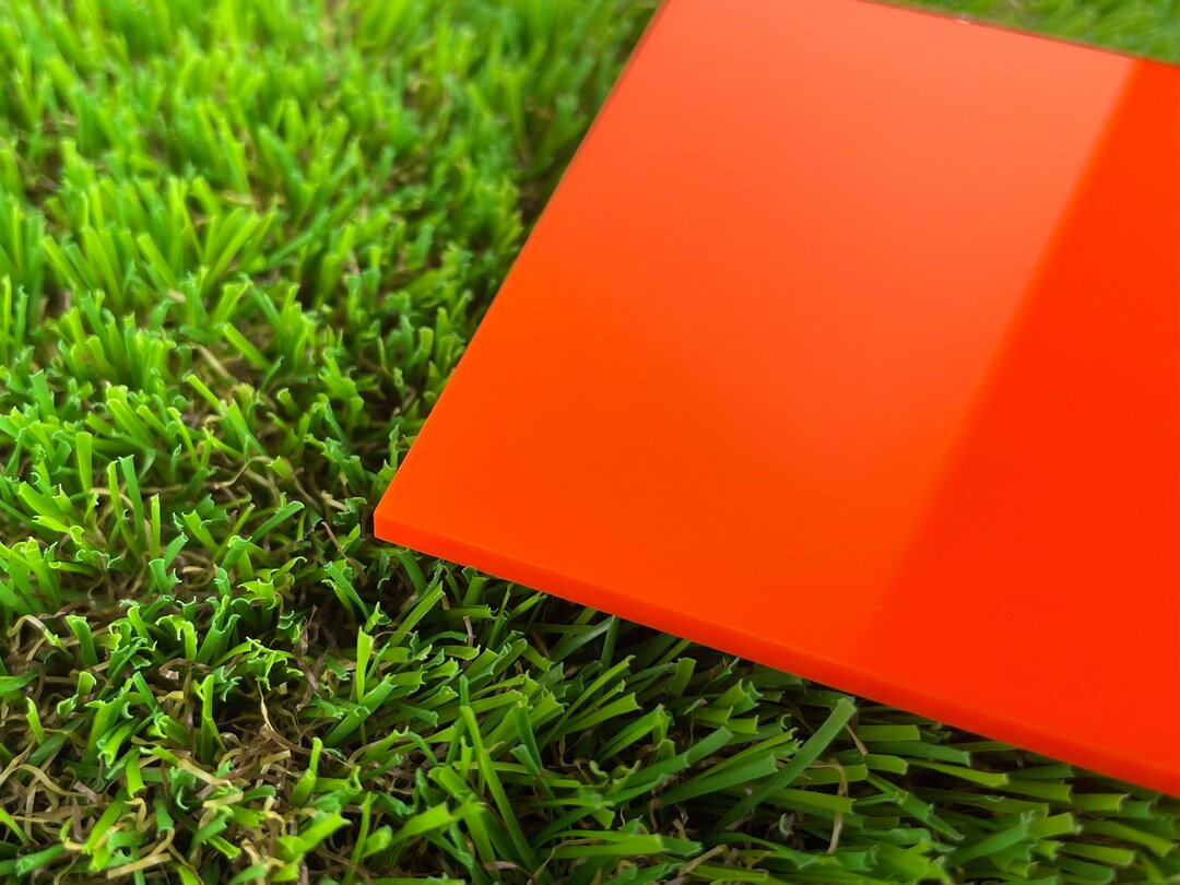 Orange Acrylic Sheets - 11.75" X 19", Acrylic Laser Sheets, Halloween ...