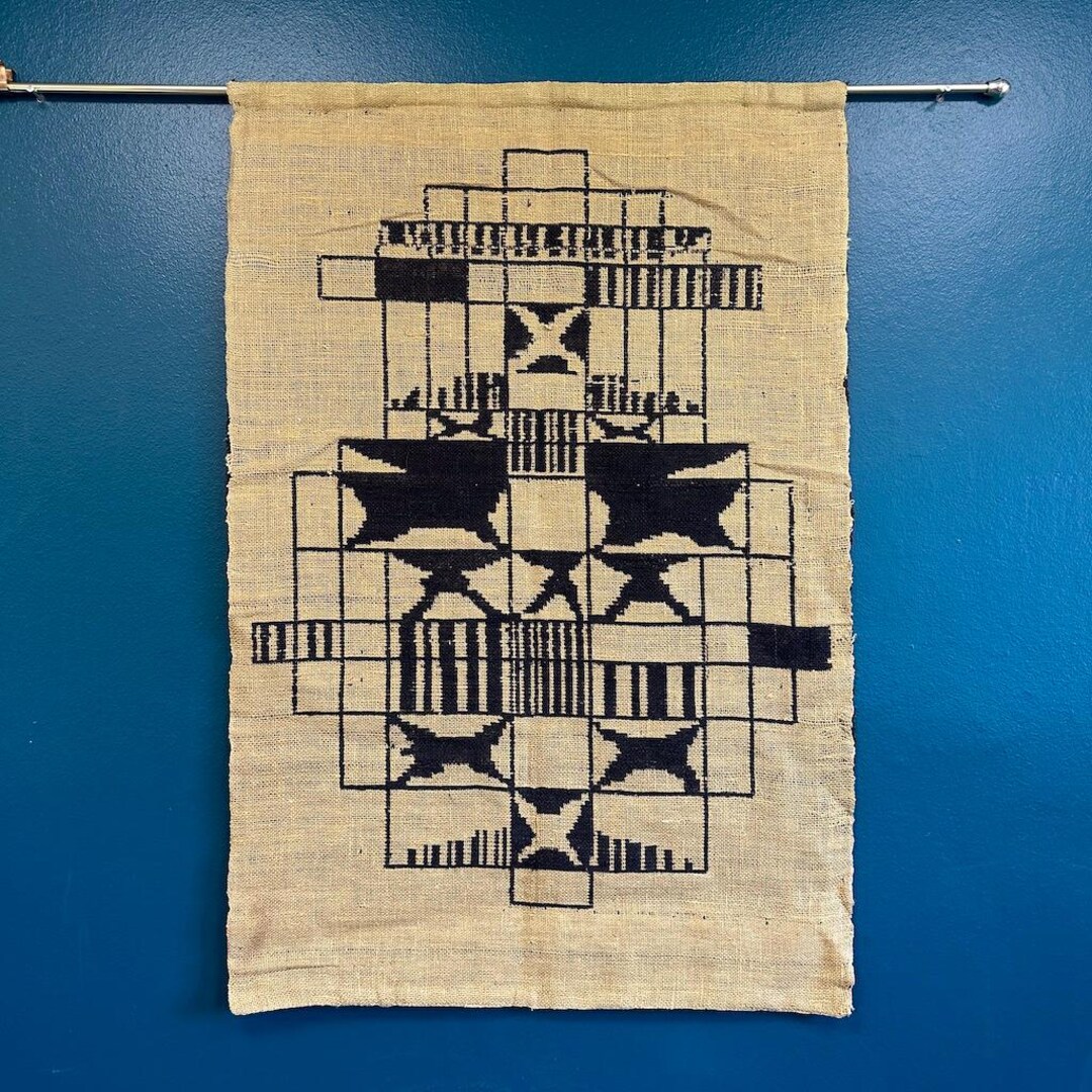 Traditional Vintage Finnish Woven Double-sided Wall Textile From the ...