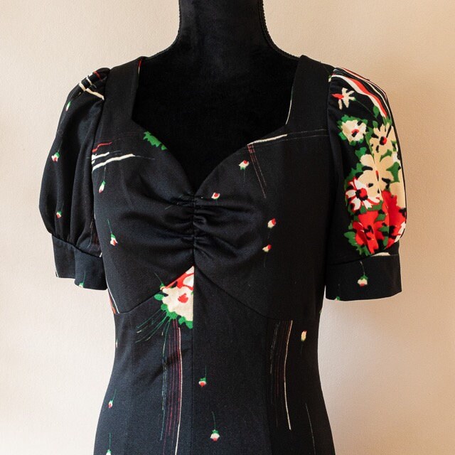 Vintage Finnish Maxi Dress Kaunotar - Etsy