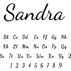 Customized Name Letter Necklace Personalized Stainless Steel Simple ...