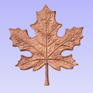 Maple Leaf Design Stl File, Spring Decor for Cnc Router , Interior Home ...