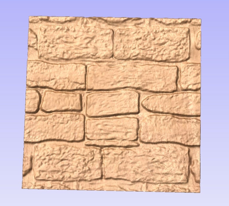 Brick Wall Texture CNC Router File: 3D Printing Digital Download - Etsy