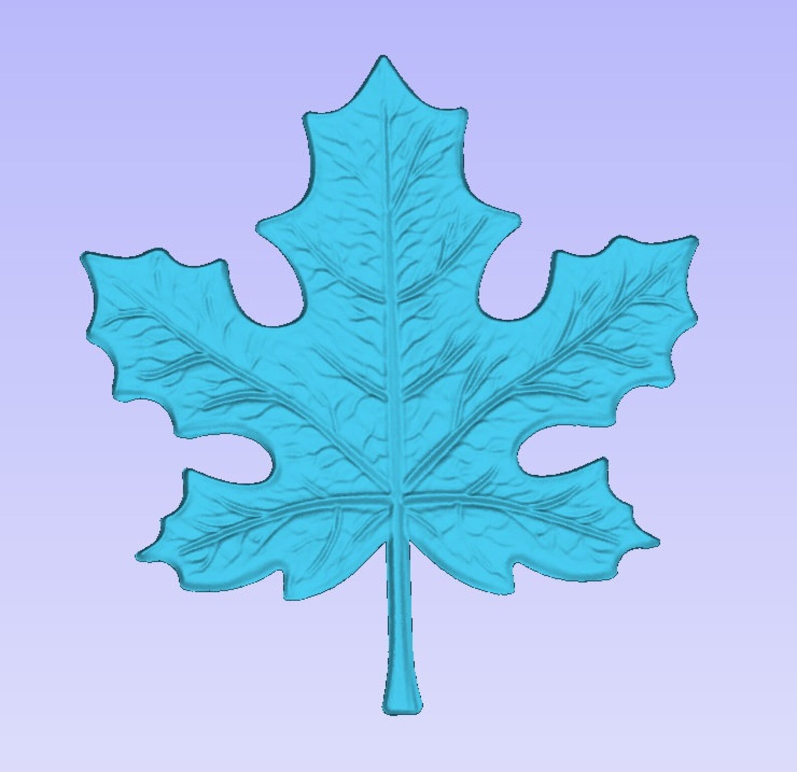 Maple Leaf Design Stl File, Spring Decor for Cnc Router , Interior Home ...