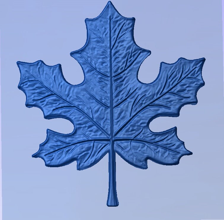 Maple Leaf Design Stl File, Spring Decor for Cnc Router , Interior Home ...