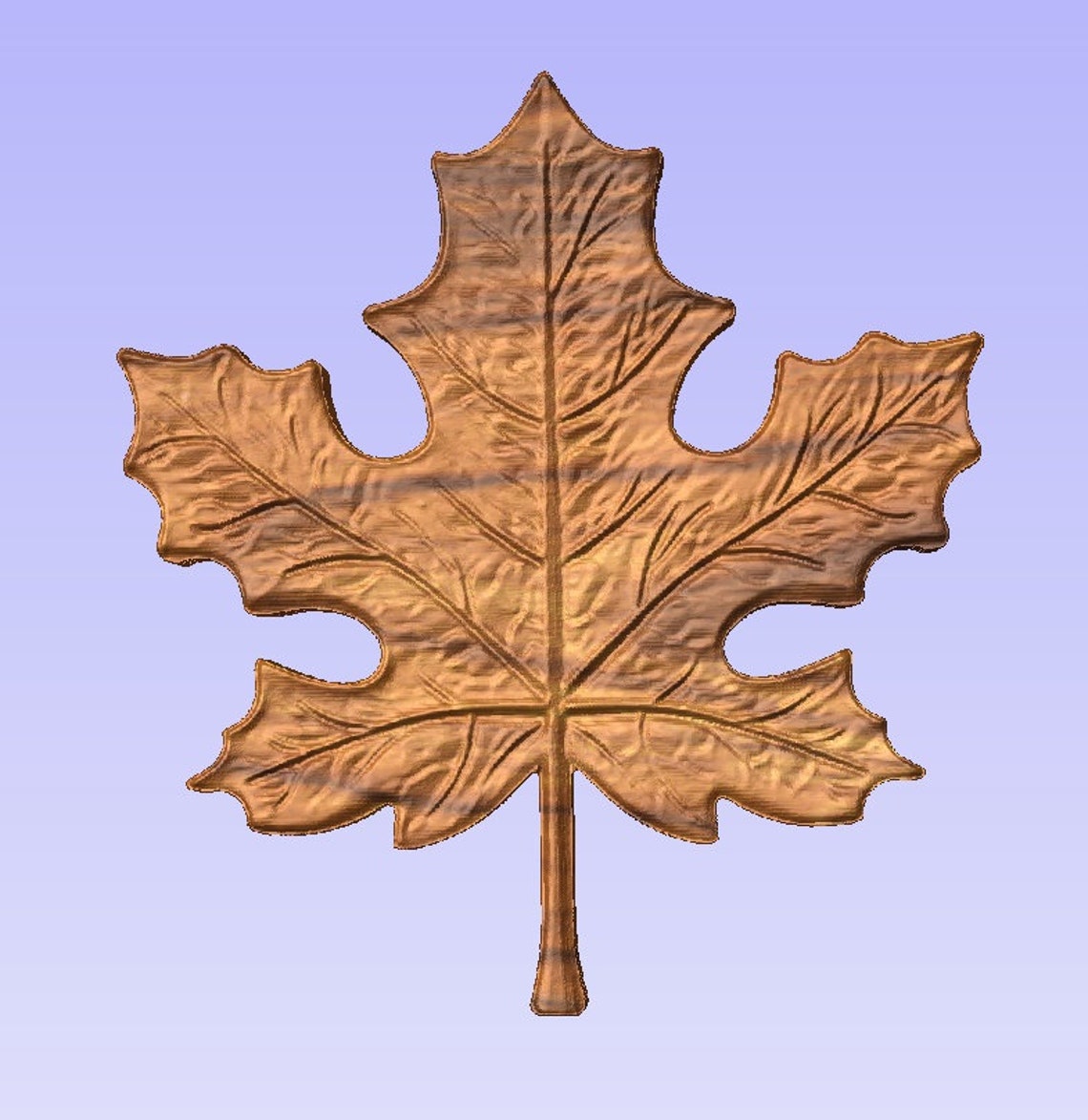 Maple Leaf Design Stl File, Spring Decor for Cnc Router , Interior Home ...