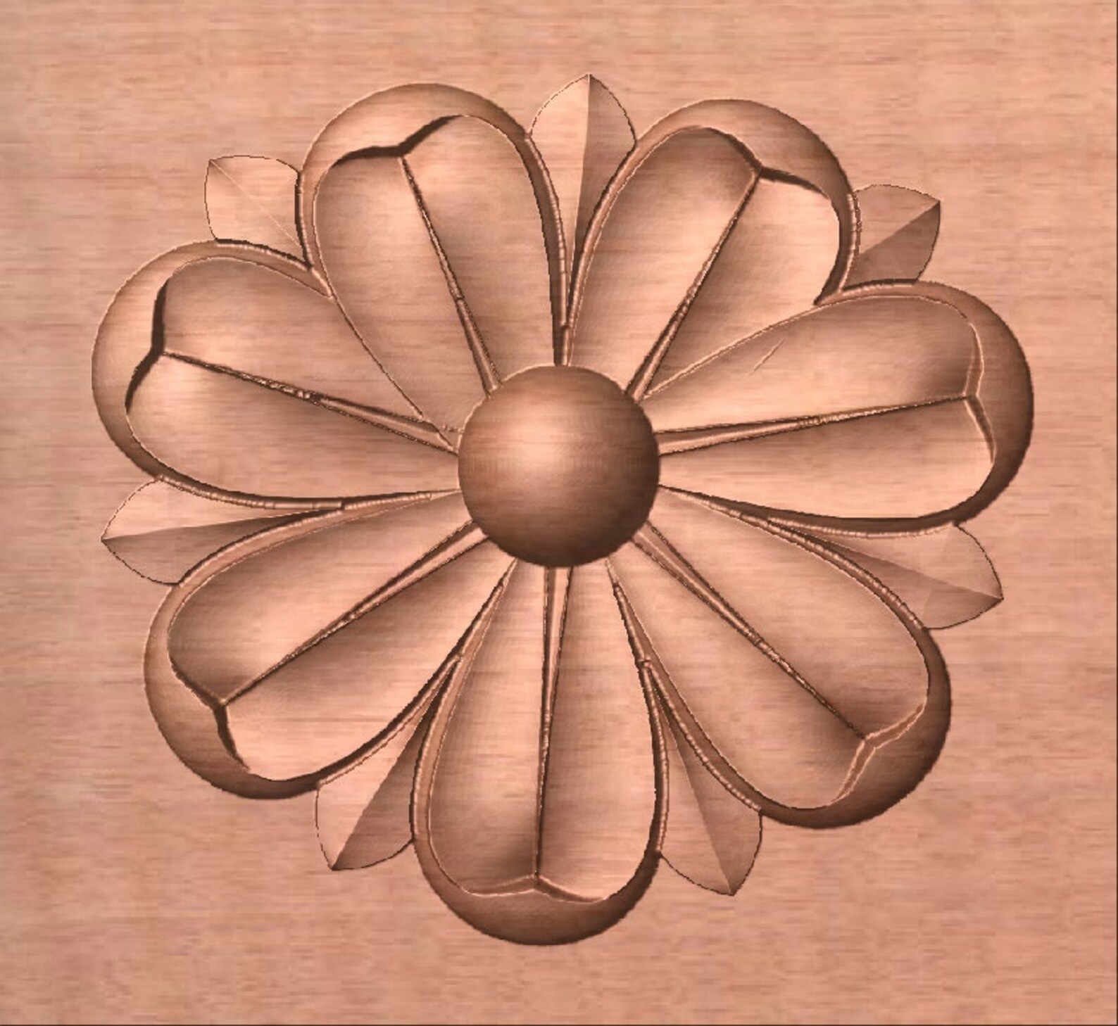 3d Flower Design Stl Decor for Cnc Machine , Interior Home Design, Boho ...
