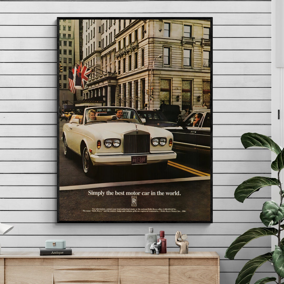 Rolls Royce Ads Poster Rolls Royce Poster Rolls Royce - Etsy