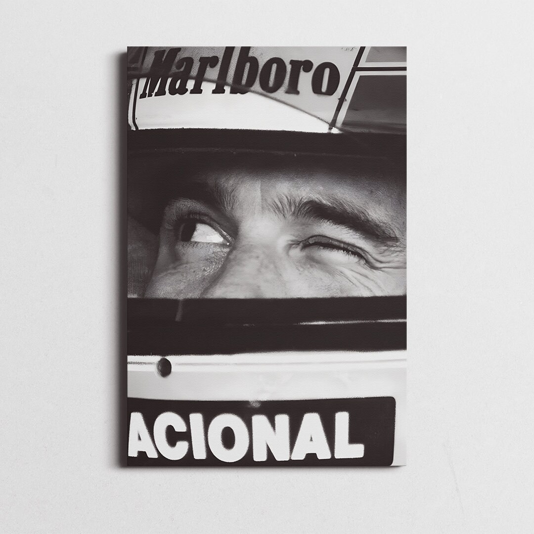 Ayrton Senna Poster Ayrton Senna Wall Art Formula One - Etsy UK