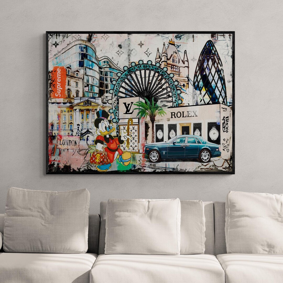 Scrooge Mcduck Art, Alec Monopoly Art, Alec Monopoly Poster, Luxury ...