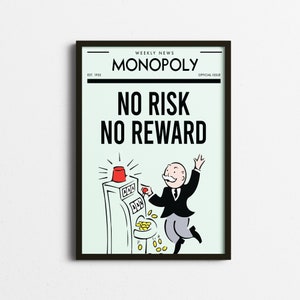 Motivational Office Poster,monopoly Motivational Poster,inspirational ...