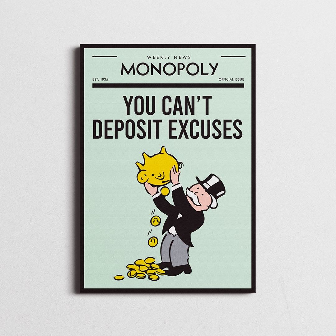 Alec Monopoly, Monopoly Motivational Art, Monopoly Man Art, Monopoly ...