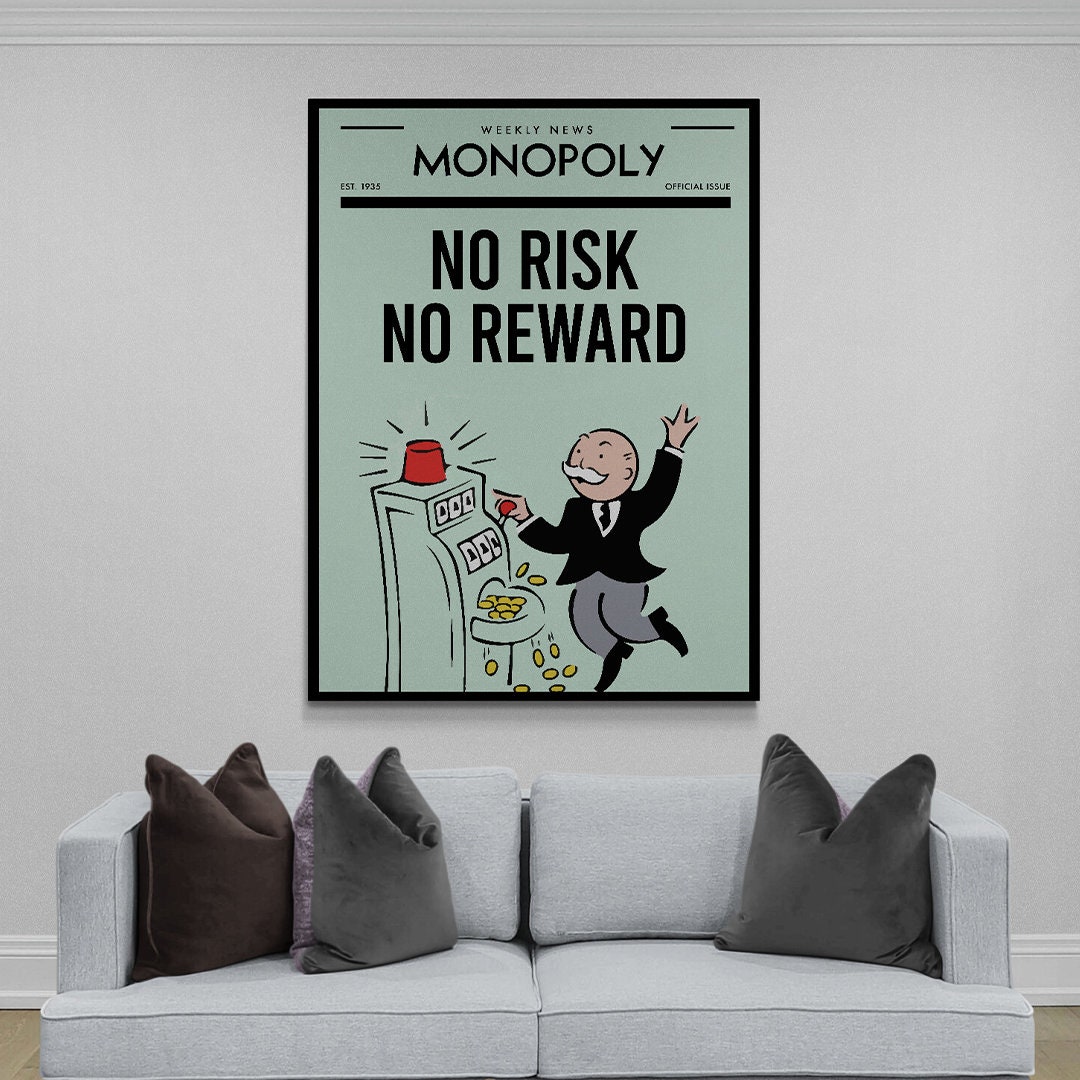 Motivational Office Poster,monopoly Motivational Poster,inspirational ...