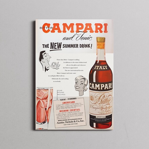 Campari Print - Etsy