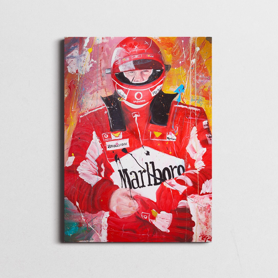 Michael Schumacher Art ,schumacher Poster, Michael Schumacher Artwork ...